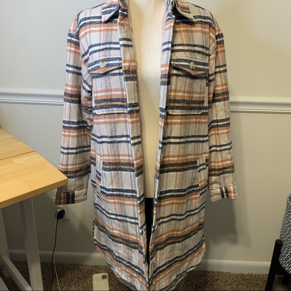 Universal Thread | Jackets & Coats | Universal Thread Mid Length Plaid ...